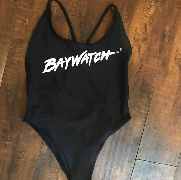 Swim | One Piece Baywatch Swimsuit Nwt | Poshmark
